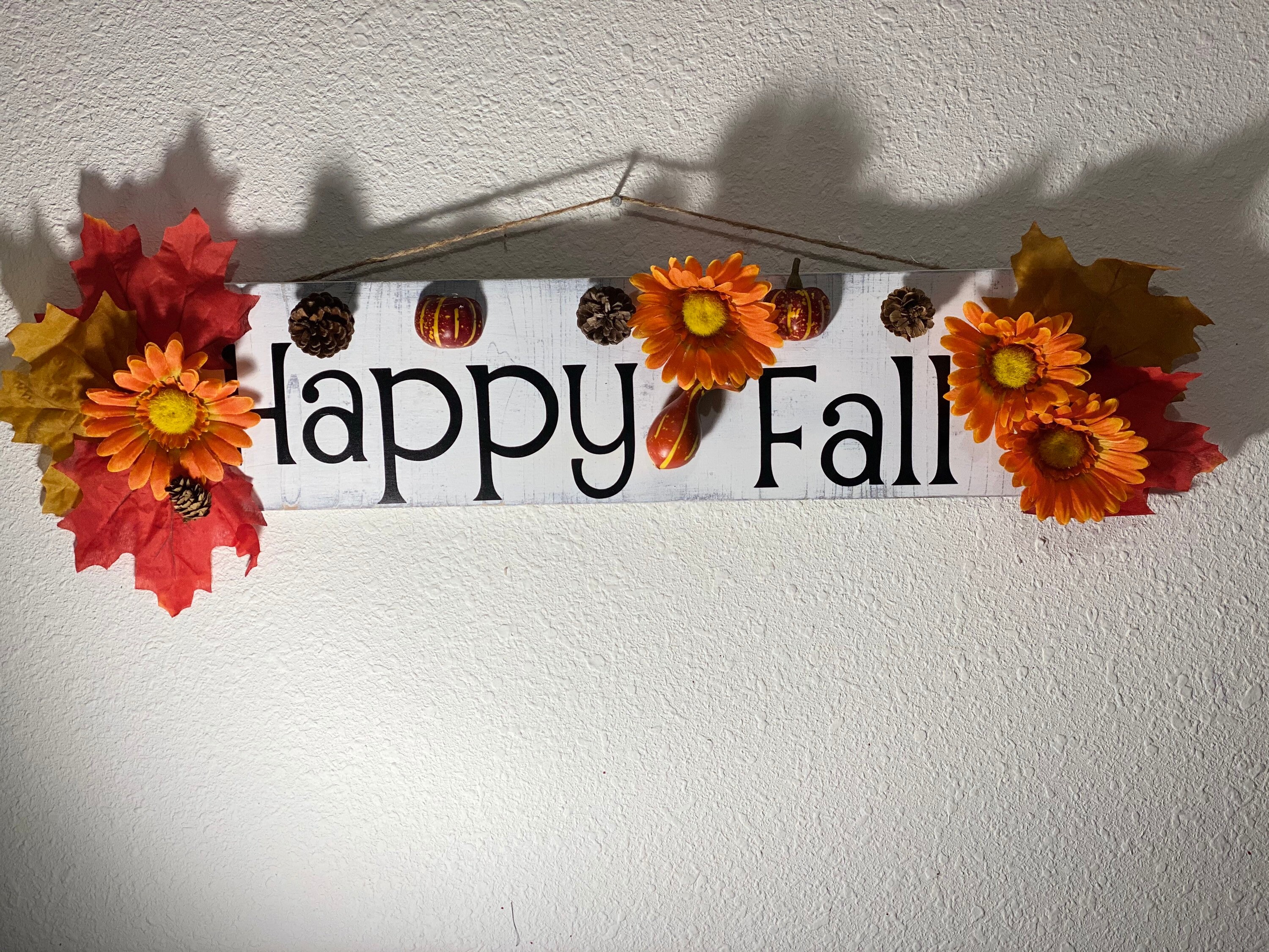 Happy fall sign | Etsy