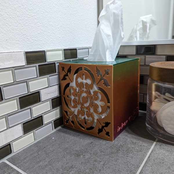 Embroidered Tissue Box Covers - Etsy