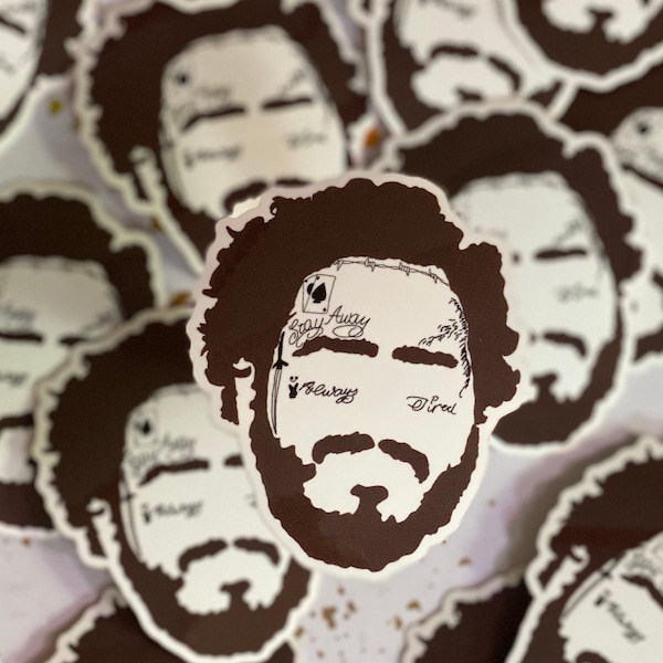 Post Malone Sticker - Etsy