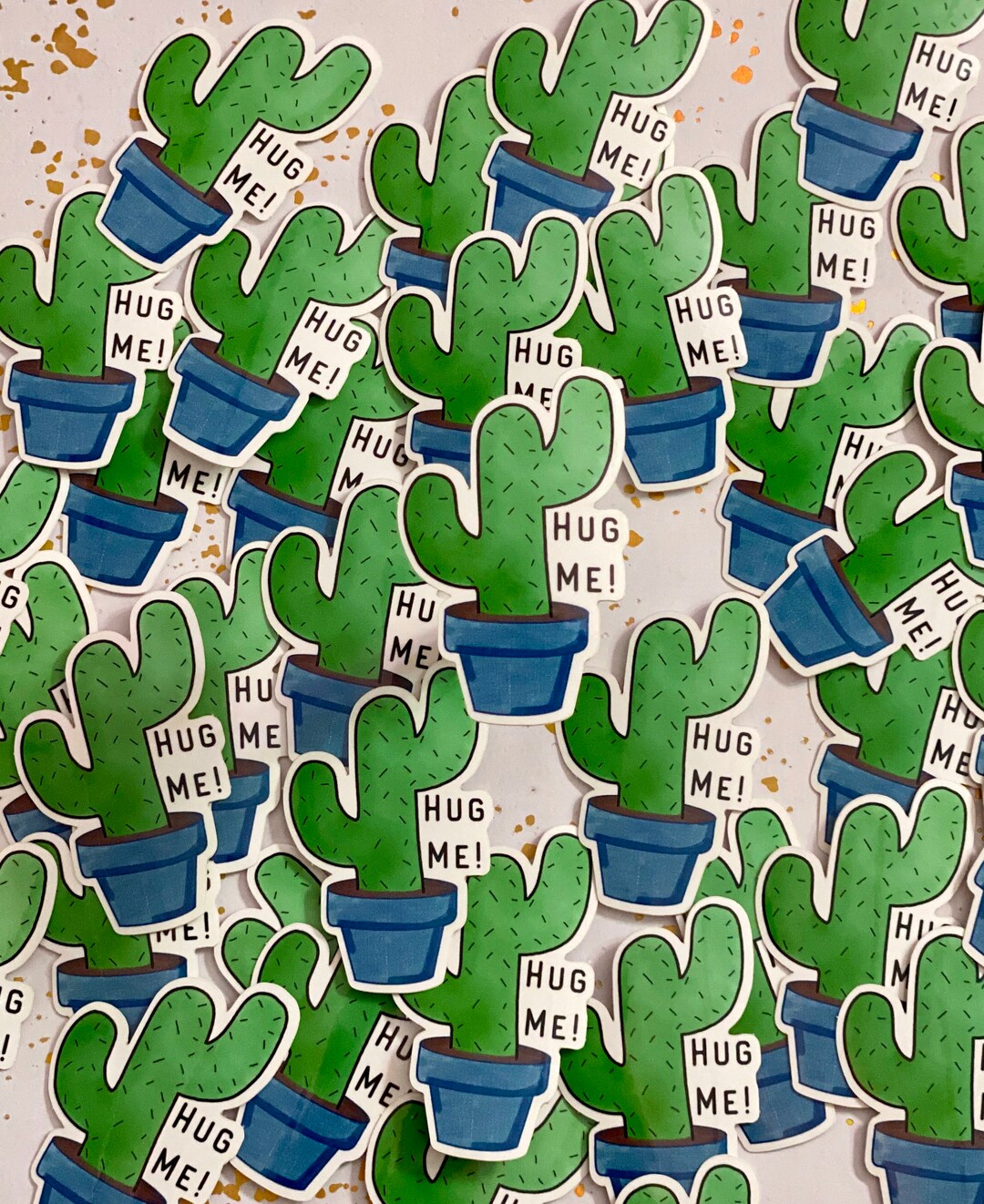 Hug Me! Cactus - WATERPROOF/WEATHERPROOF - Etsy