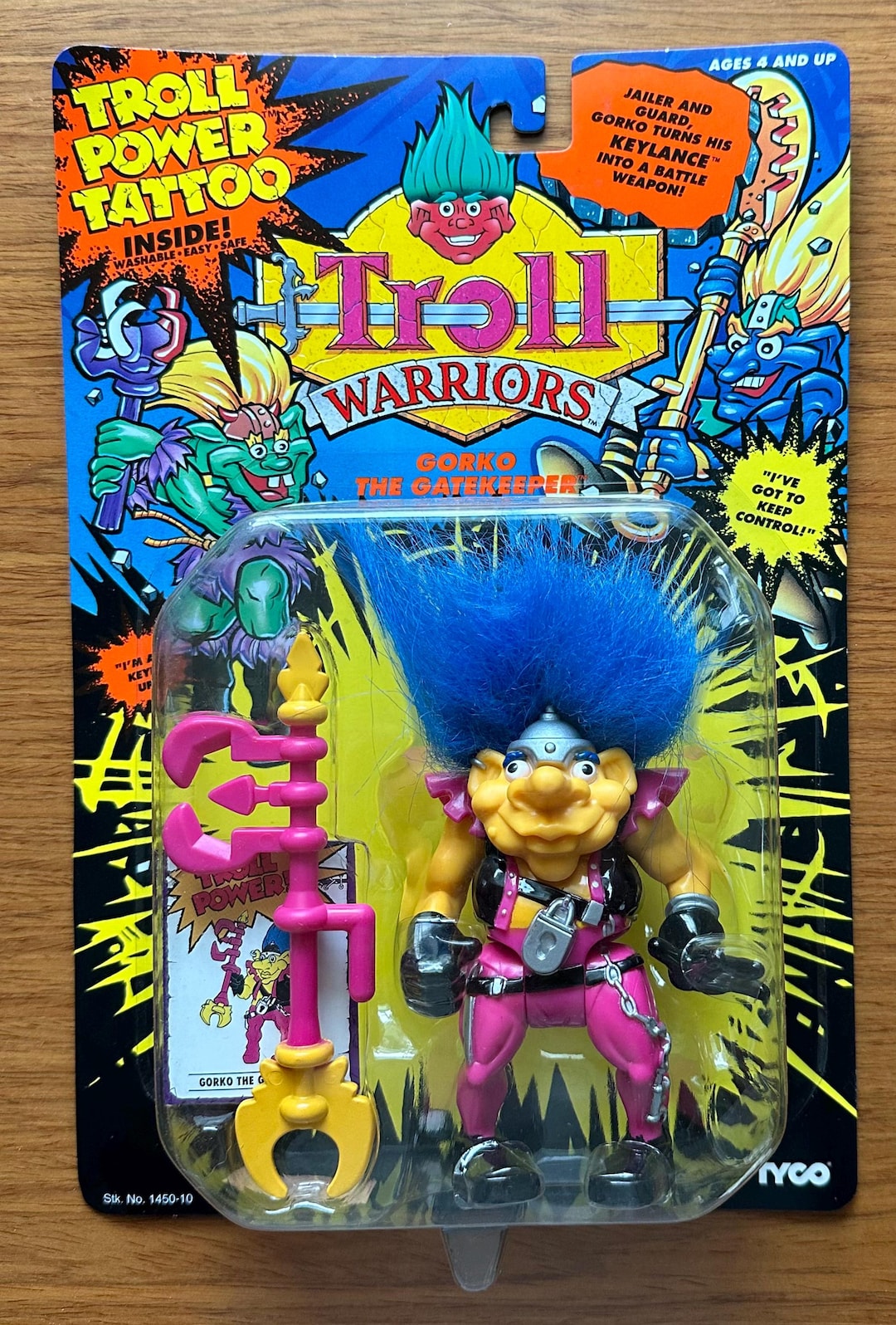 Tyco Troll Warriors, Gorko the Gatekeeper, 1993, MOC - Etsy