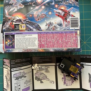 Transformers Insecticon Bombshell Gen 1, Hasbro 1984 - Etsy