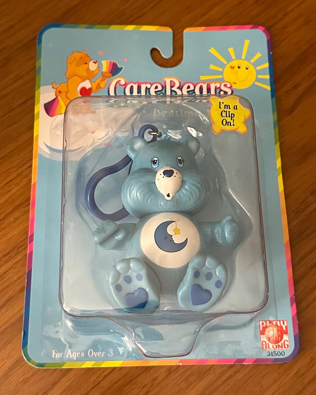 Care Bear Bedtime Bear Clip On, Play Along 2002, 3, PVC, MOC - Etsy