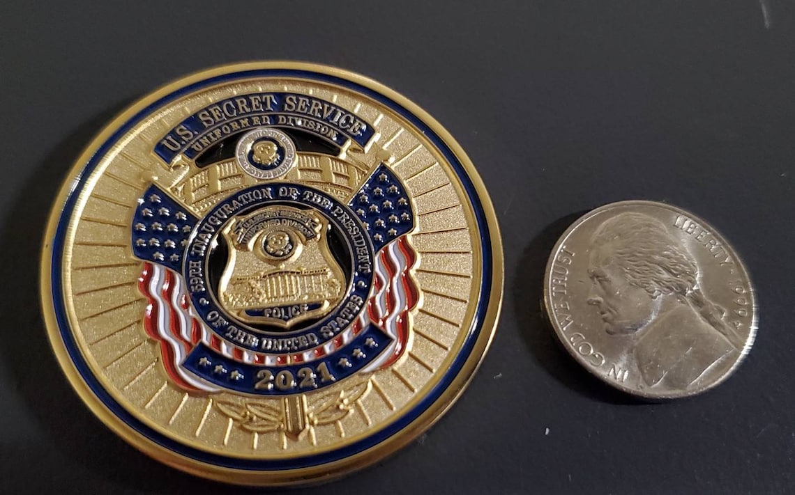 2021 US Secret Service Inauguration Coin POTUS, Original From the ...