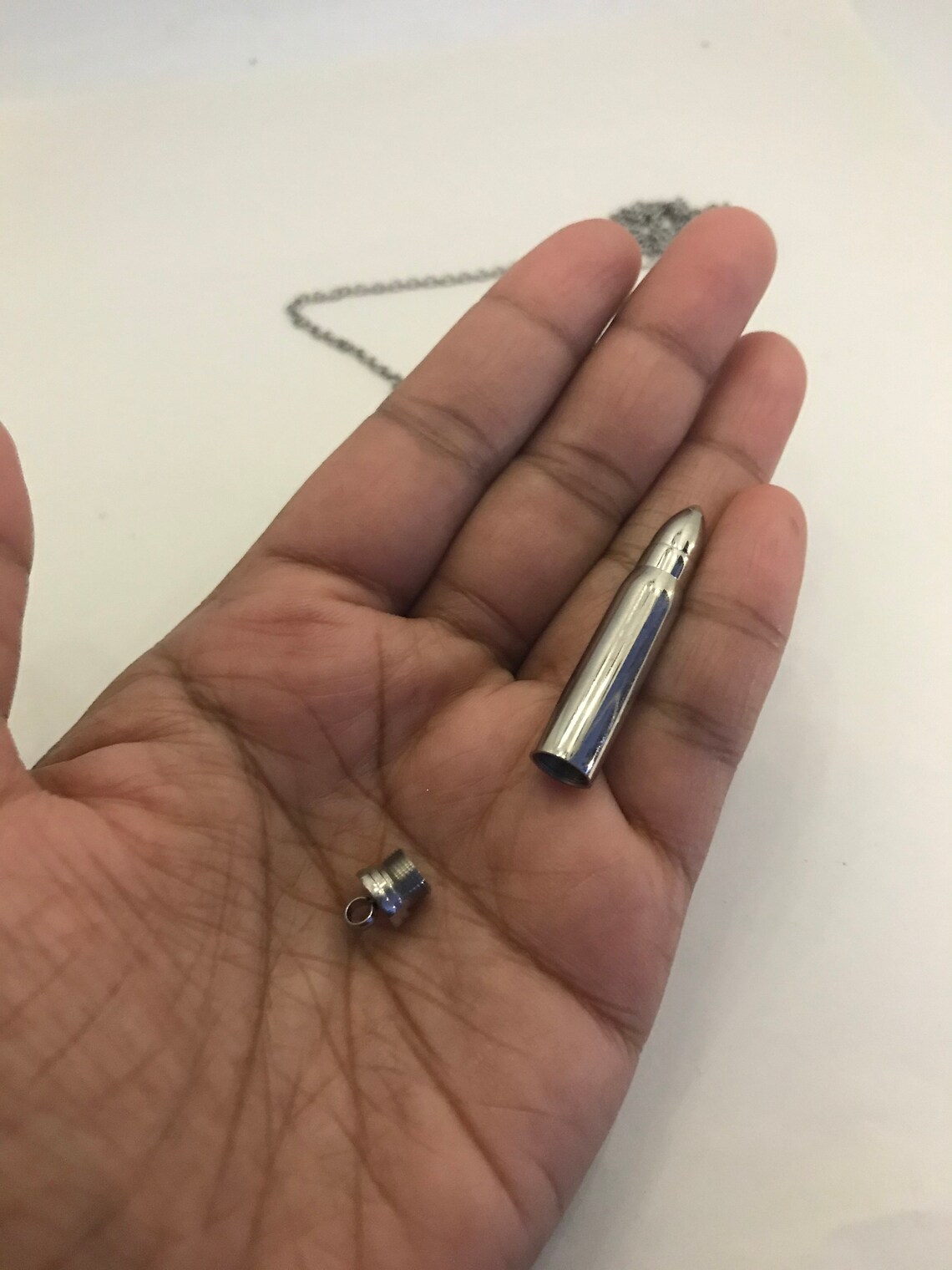 Werewolf Silver Pointed Bullet With Screw Top Stainless - Etsy