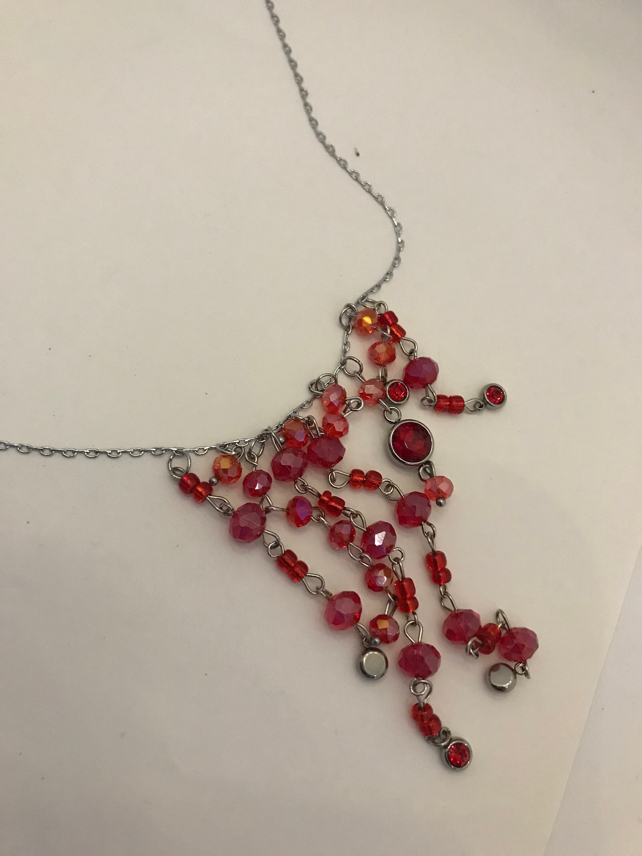 Blood Splattered Vampire Bride Necklace Stainless Steel | Etsy