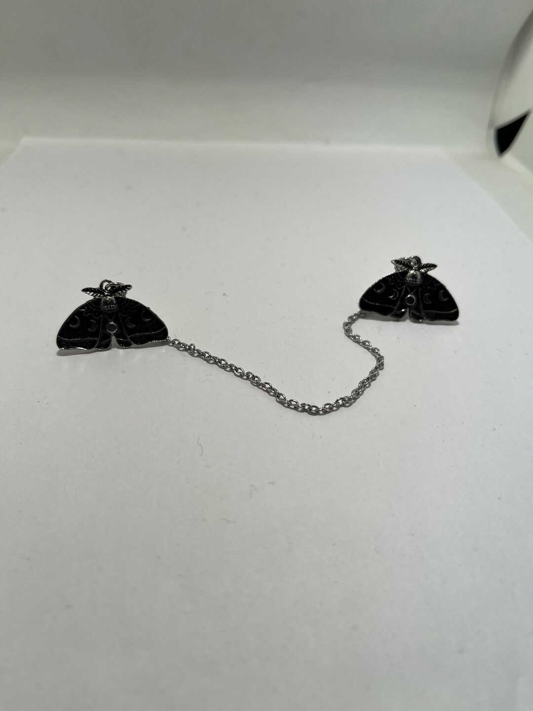 Luna Moth Collar Pins - Etsy