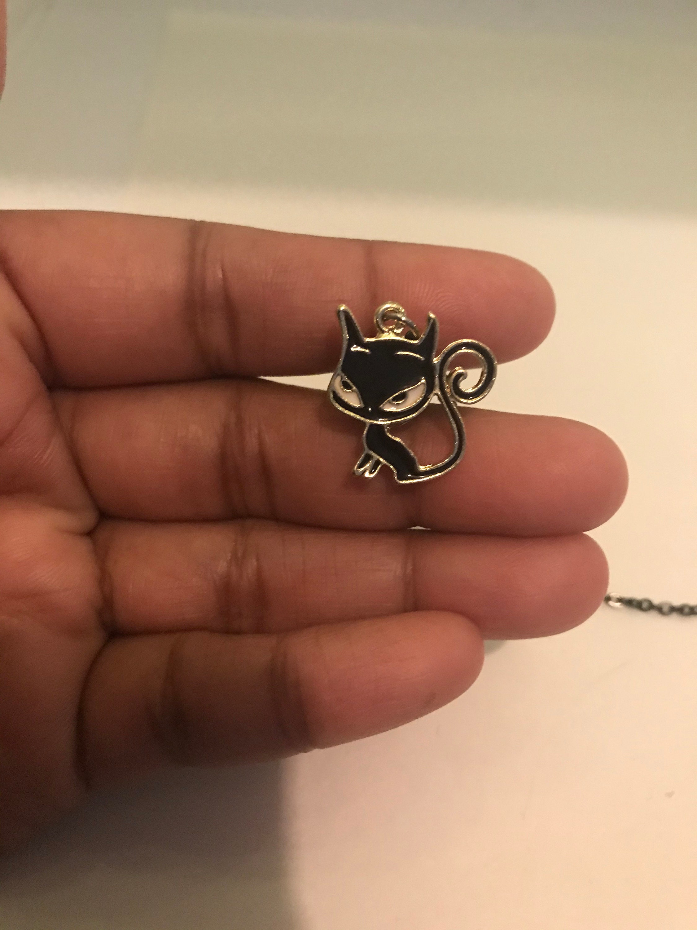 Coralinee Style Collar Pins the Cat Jumping Mice - Etsy