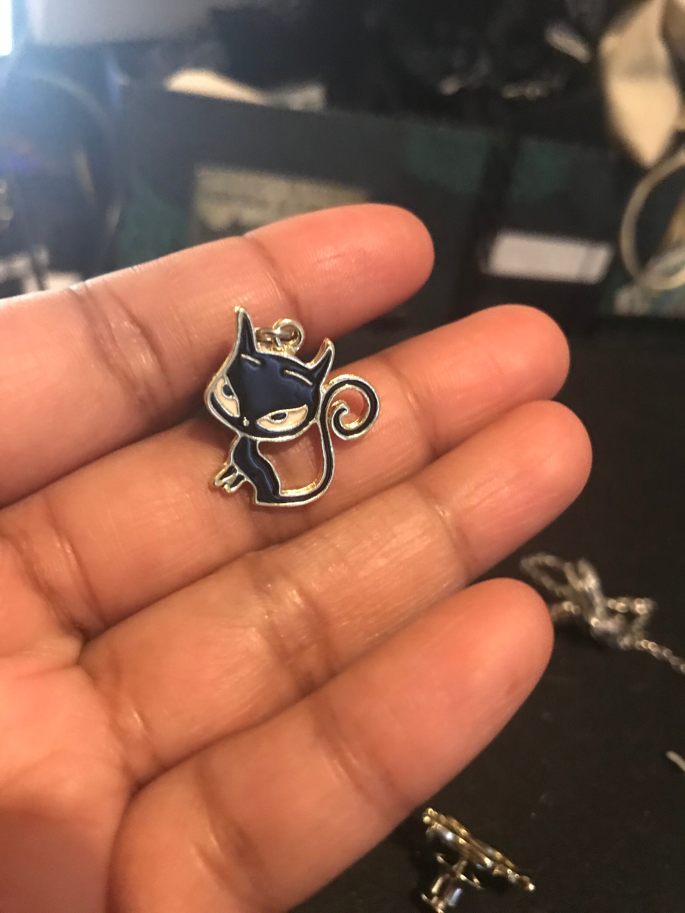 Coralinee Style Collar Pins the Cat Jumping Mice - Etsy