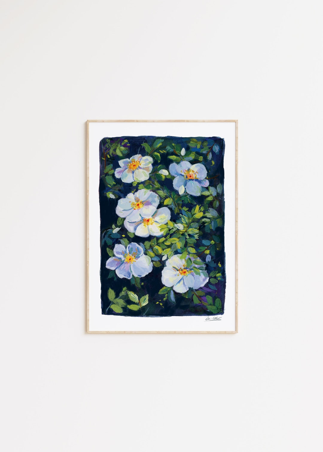 Digital DOWNLOAD Wild Rose Flowers - Cherokee Roses - Wildflowers ...