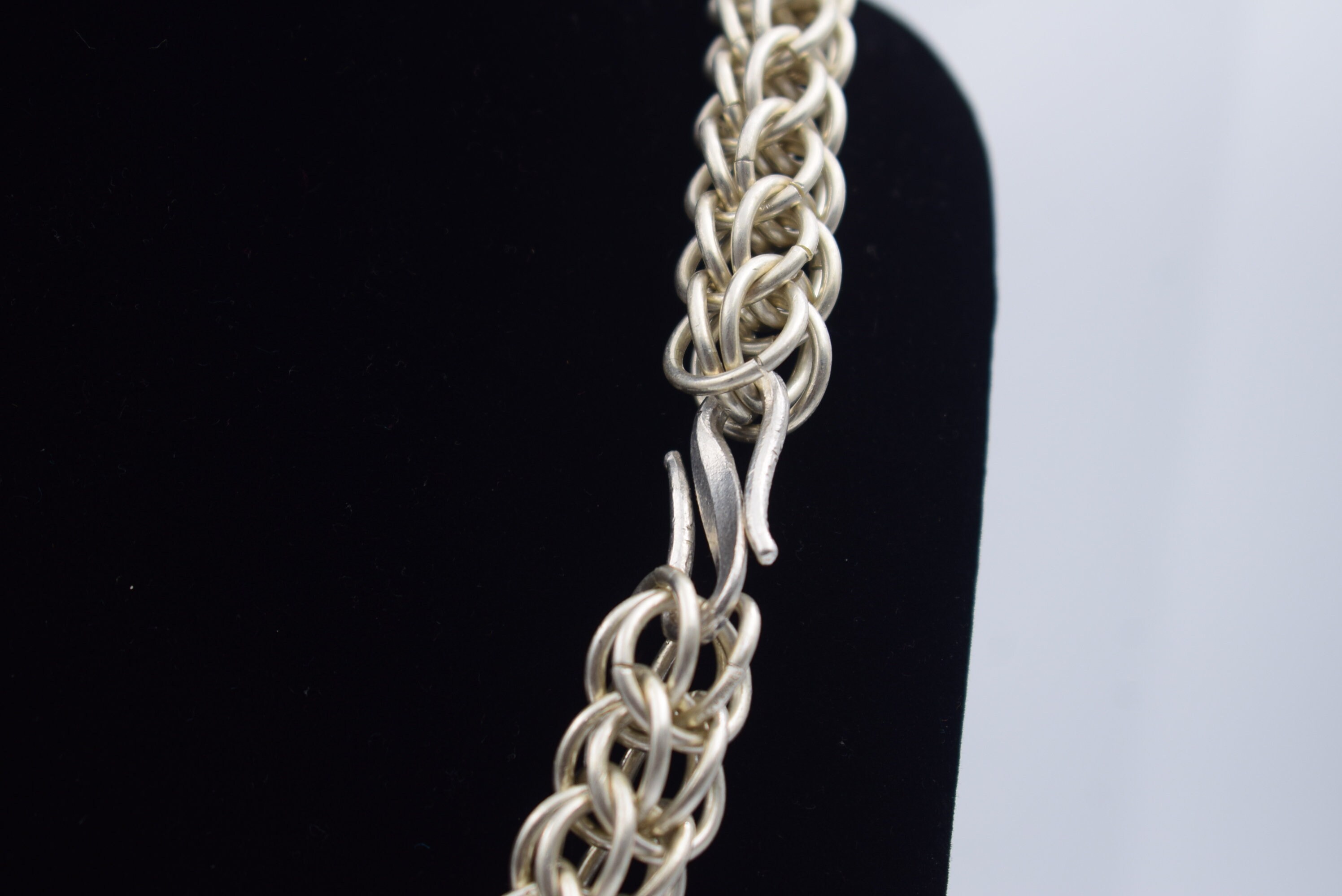 99.9 % Silver Full Persian Fox Tail Chain. 22.5 Inches Long. | Etsy