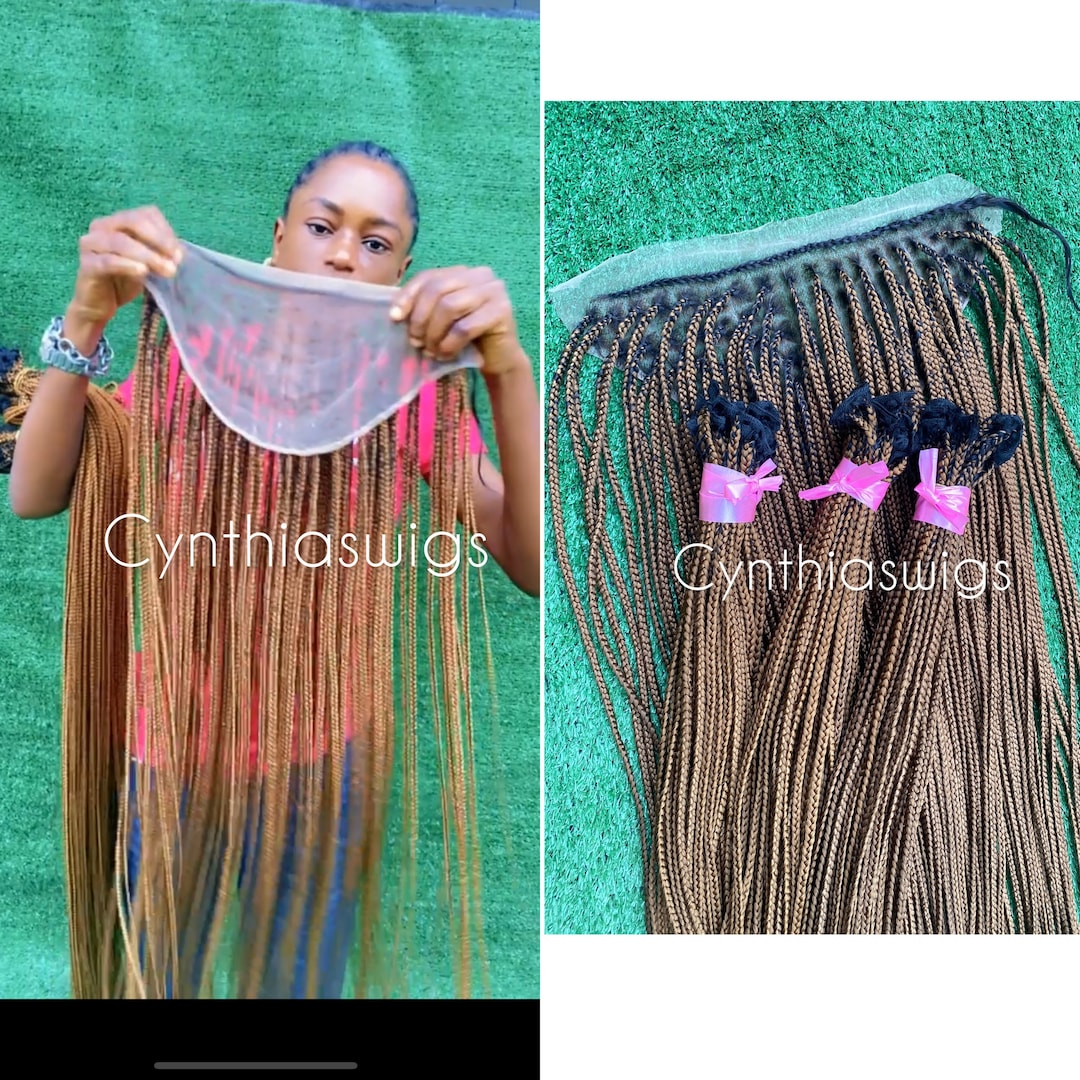 Lace Frontal KNOTLESS With Tracks Braids - Etsy