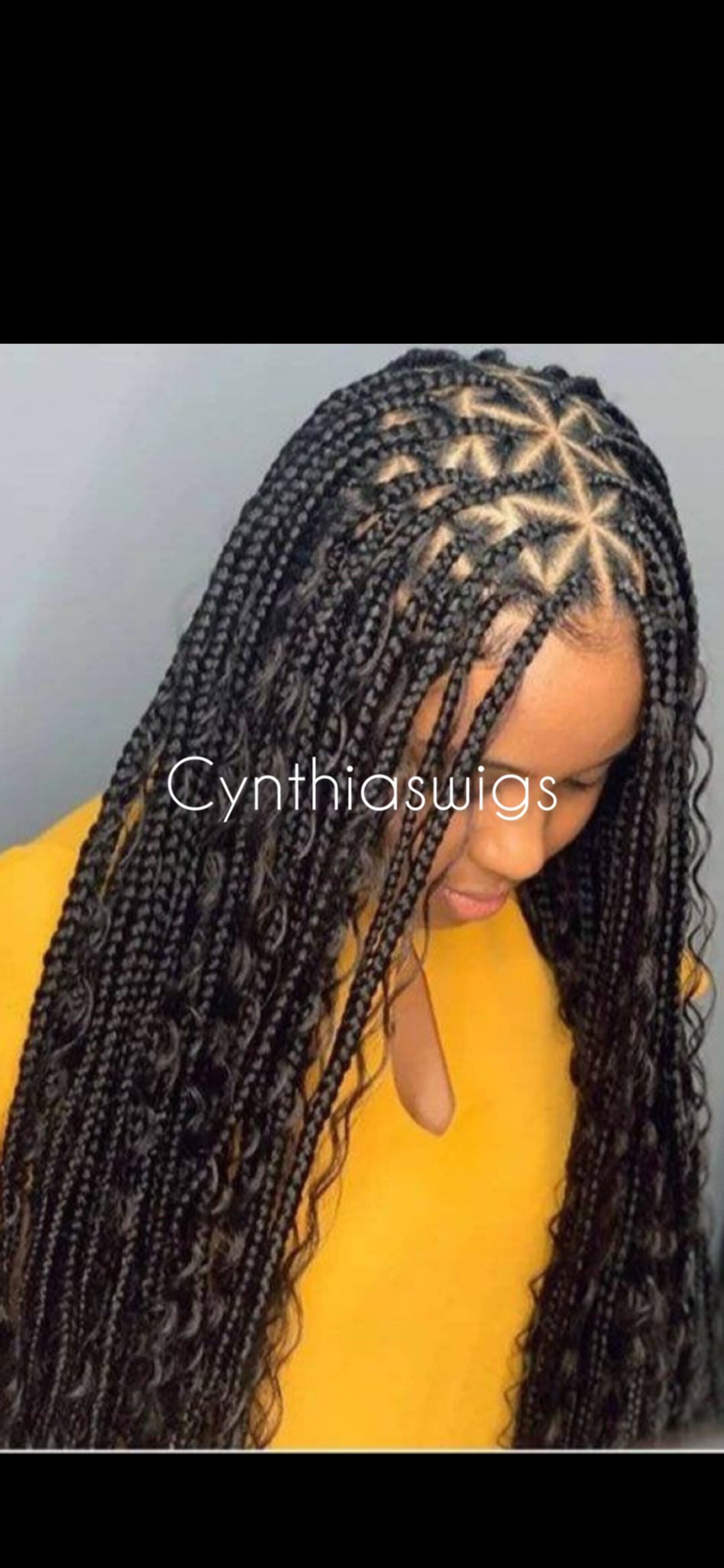 Boho Triangle KNOTLESS Braids - Etsy