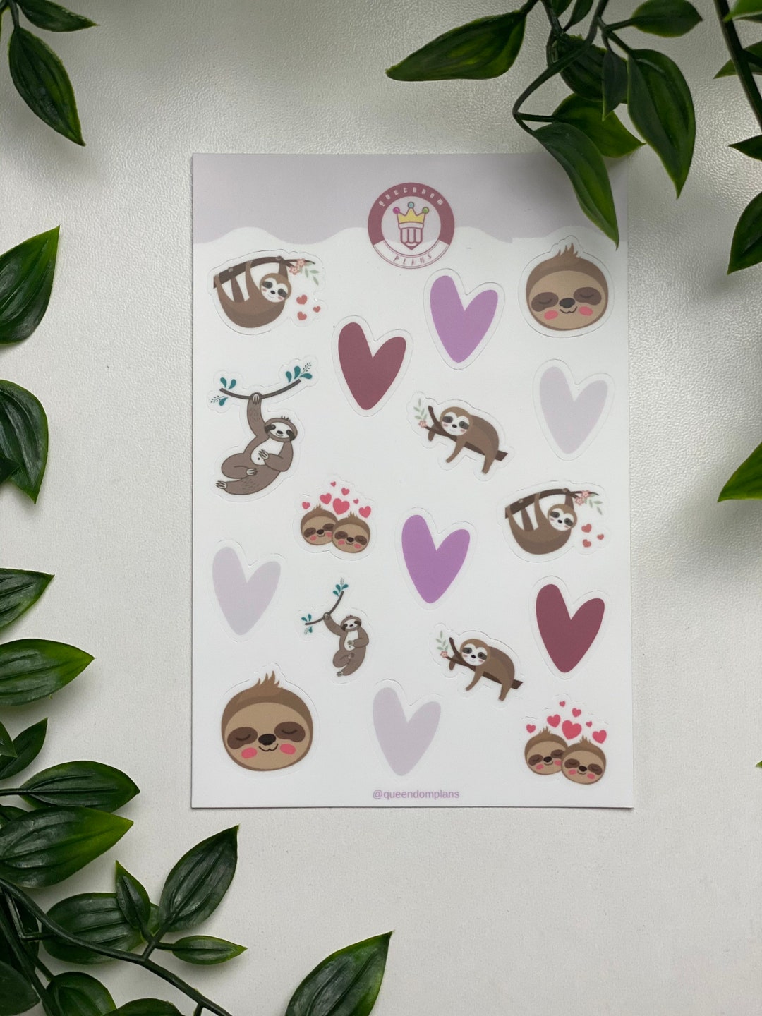 Sloths Planner Sticker Sheet - Etsy