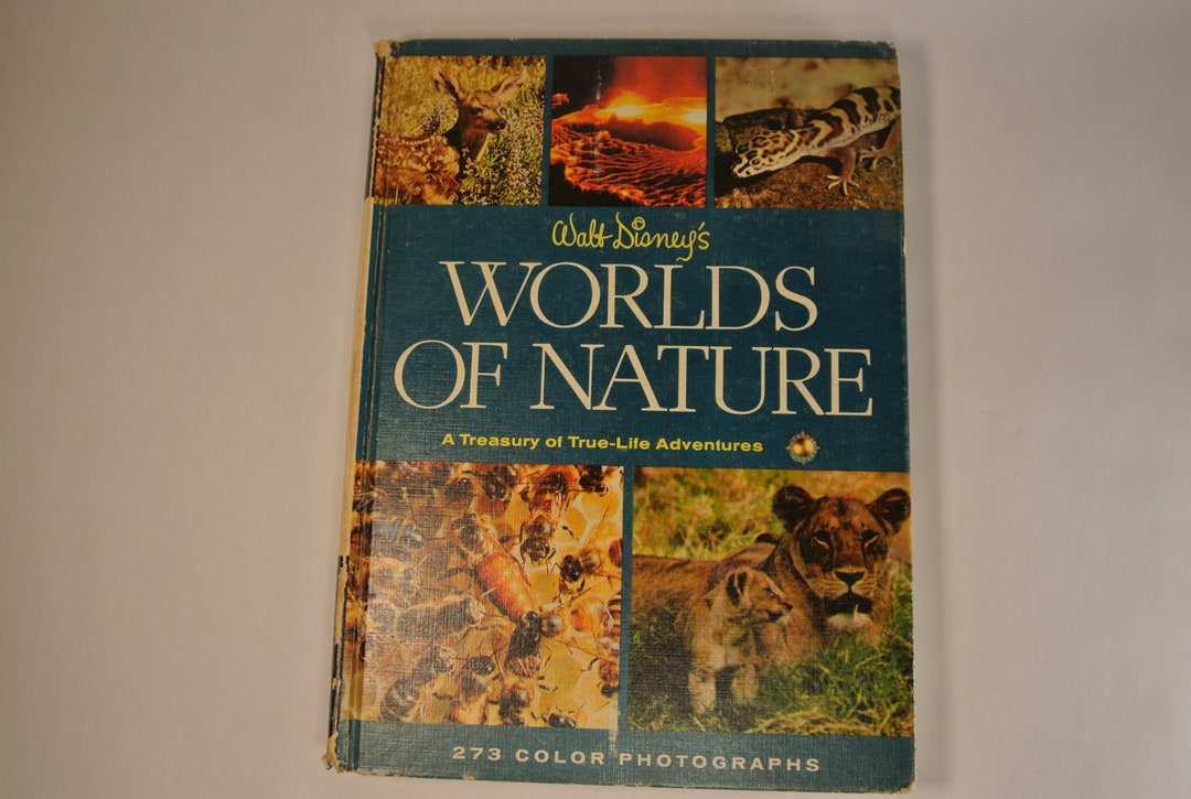 Walt Disney's Worlds of Nature - Vintage Hardcover Book - 1957 ...