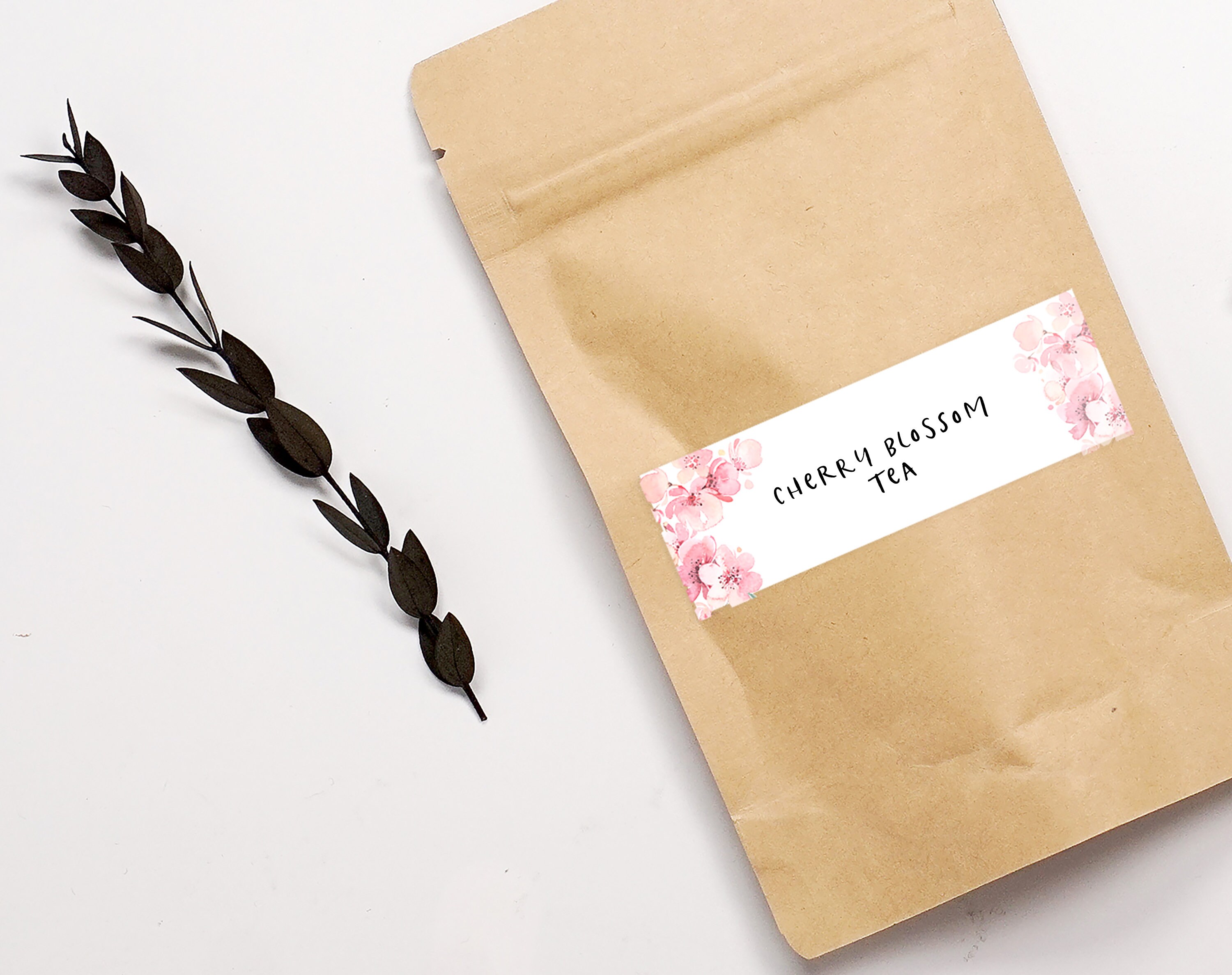 3 Sheets Cherry Blossom Labels, Blank Labels, Planner Sticker, Gift ...