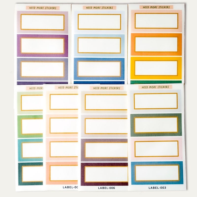 Planner Labels - Etsy