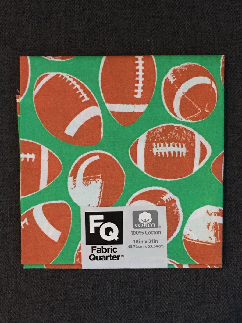 Football Fabric Quarter 100% Cotton Fat Quarters ideal para - Etsy España