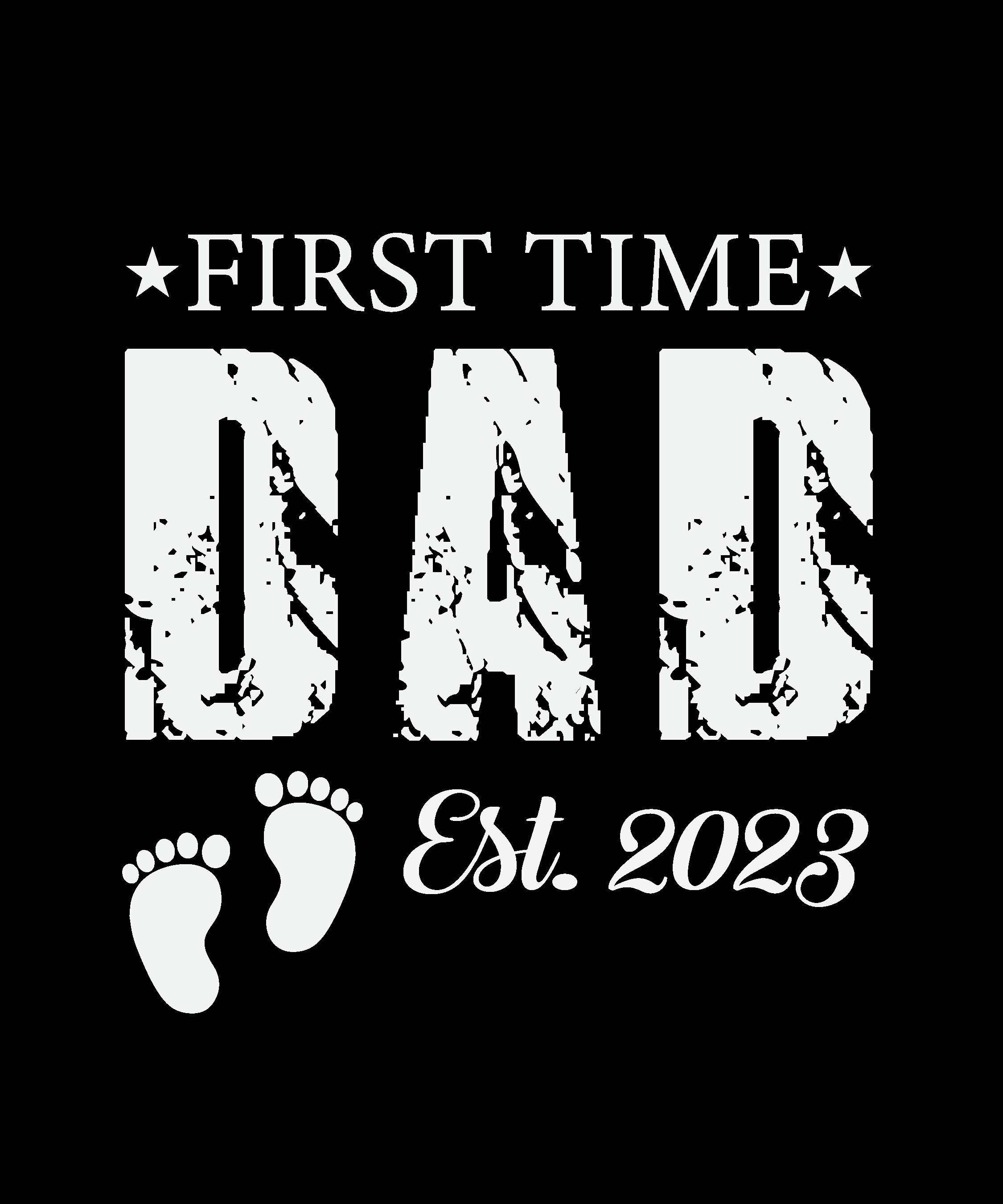 First Time Dad Est. 2022 Svg, Baby Announcement, New Daddy Announcement ...