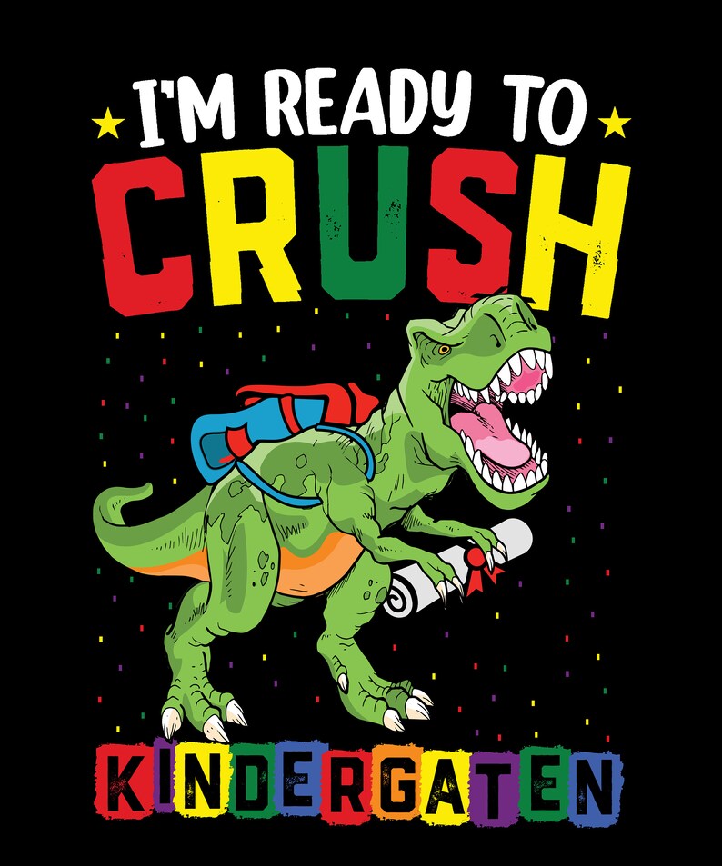 I'm Ready to Crush Kindergarten SVG Back to School SVG - Etsy