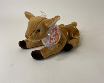 Ty Beanie Baby Whisper the Deer 7" Plush Stuffed Animal Toy Collectible ...