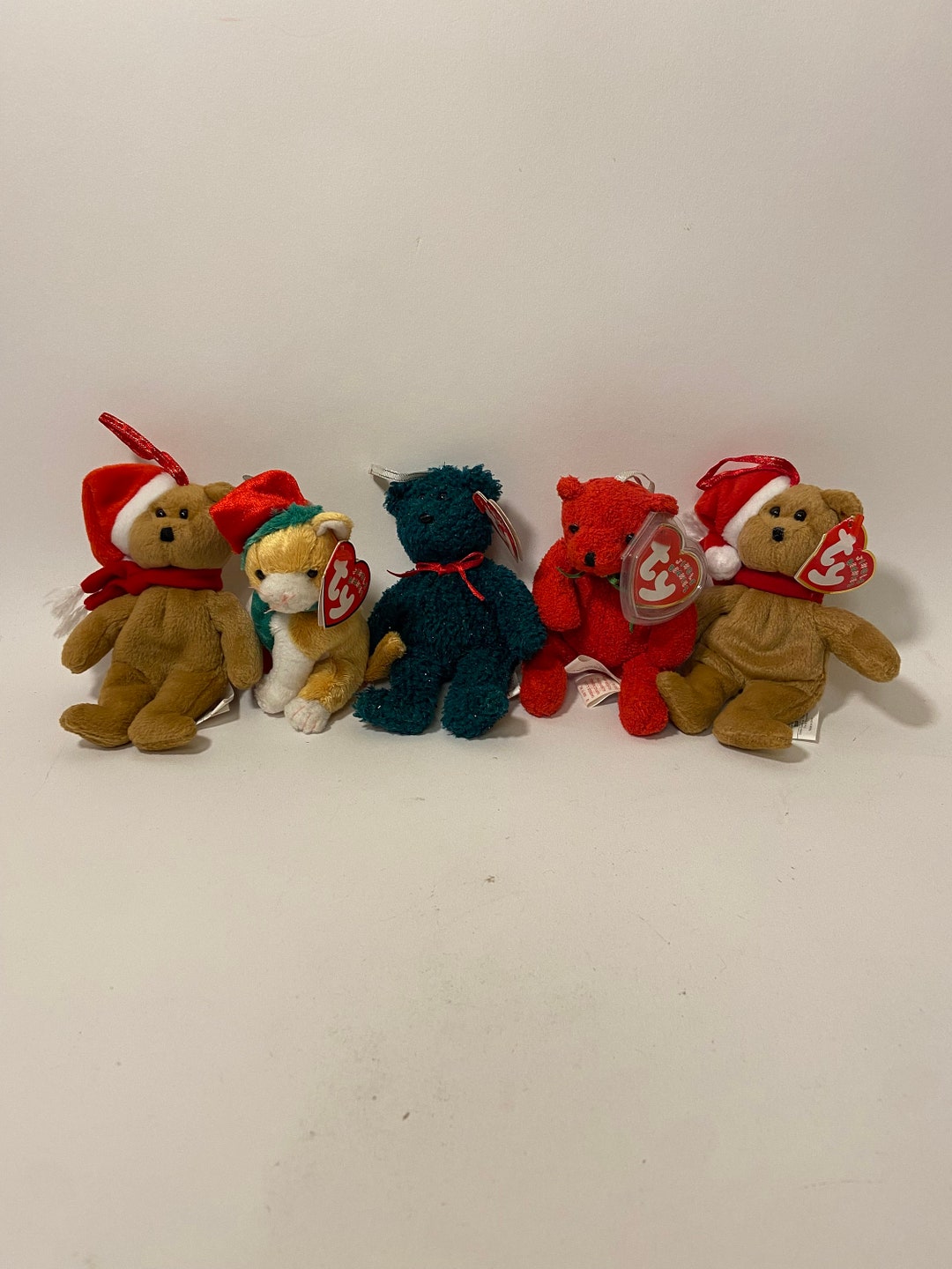 TY Jingle Beanies Collection Set of 5 - Etsy
