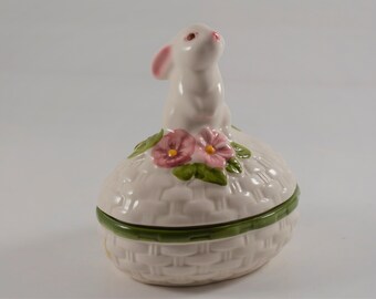 Rabbit Trinket Box | Etsy