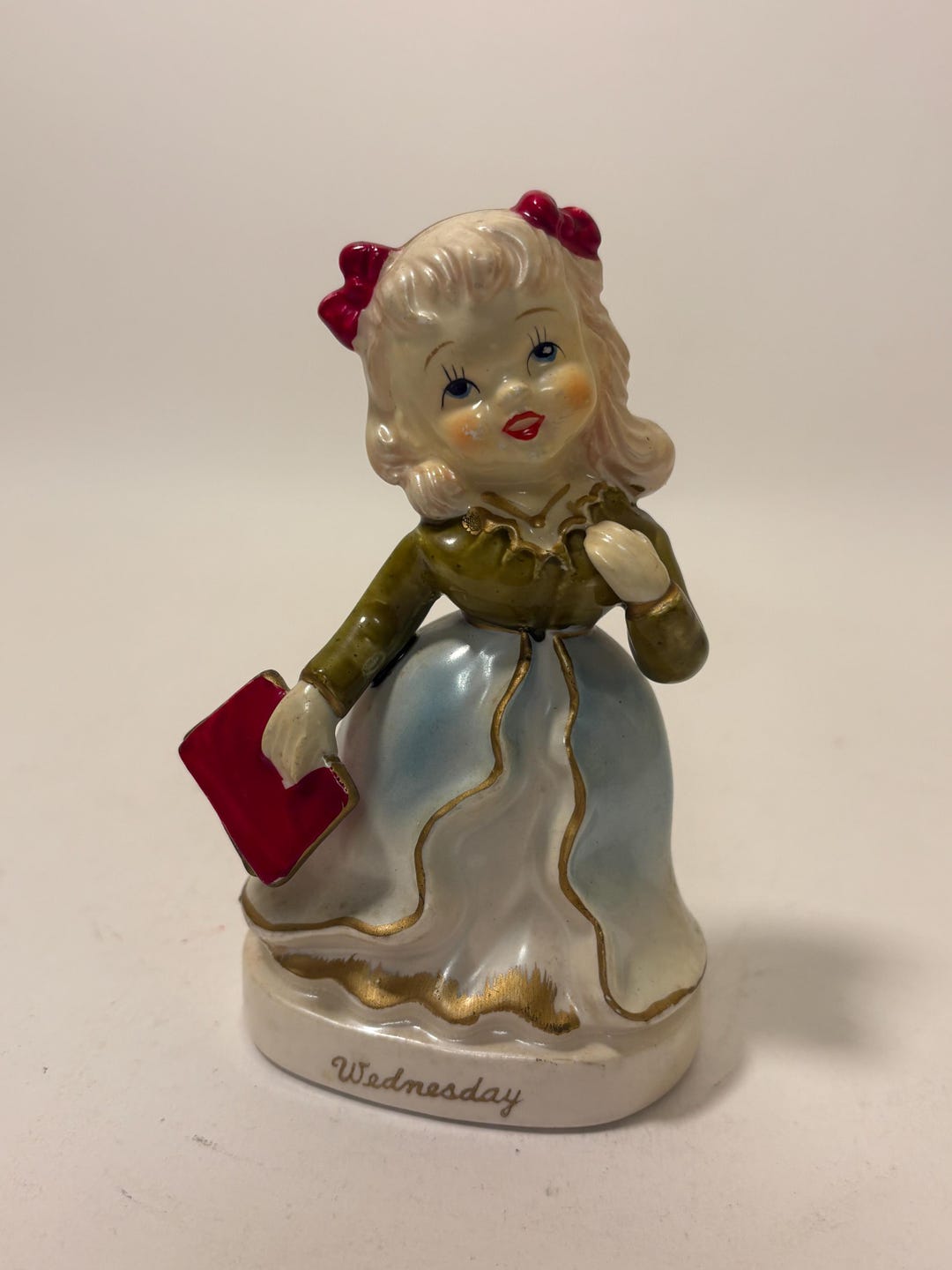 Vintage Wednesday - Days of the Week Girl Figurine RARE - Etsy