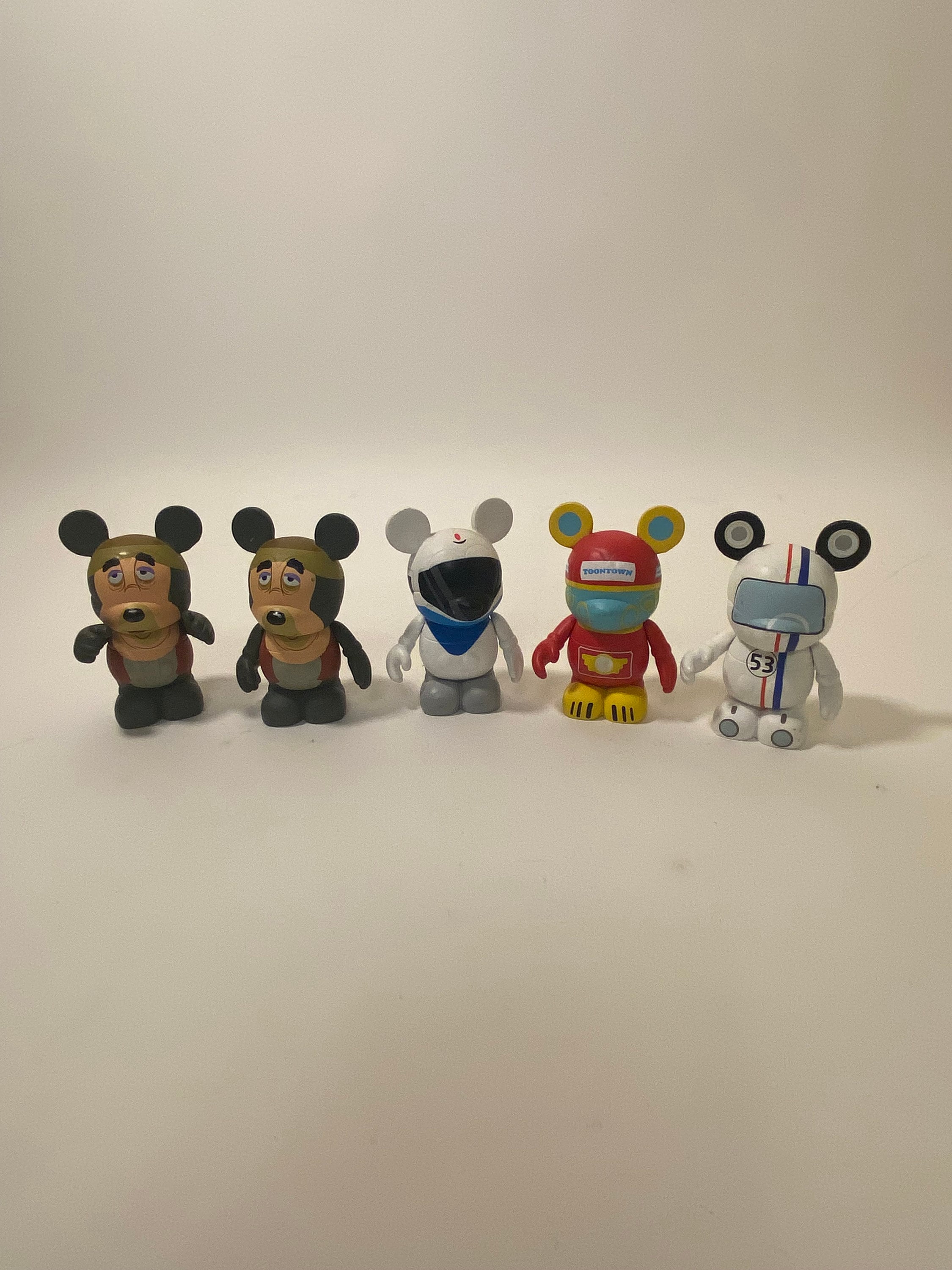 Disney Theme Parks Vinylmation Mickey Mouse Figures Lot of 5 - Etsy
