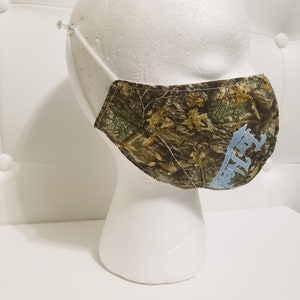 UNC Camo Face Mask, Tarheels, North Carolina - Etsy