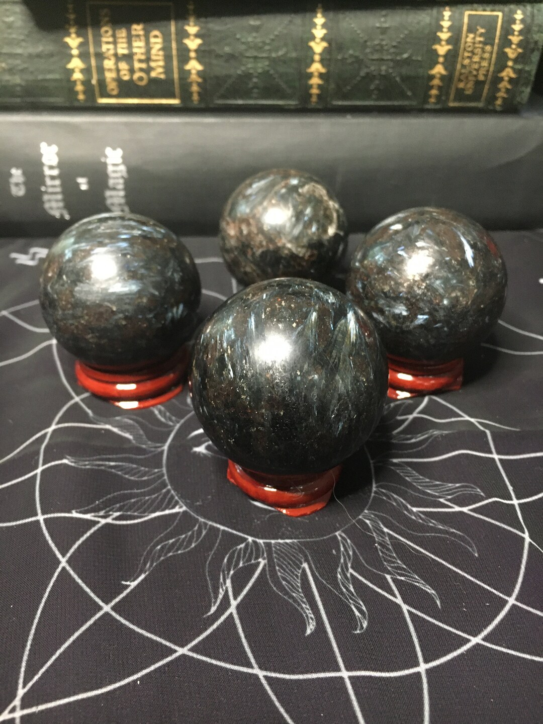 Astrophyllite Sphere - Etsy