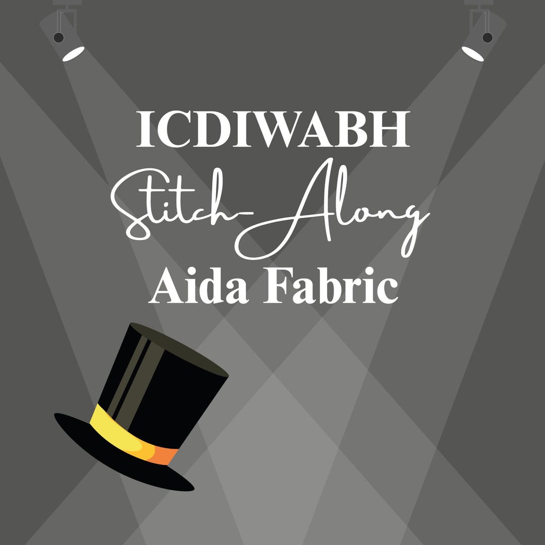 Free "icdiwabh" Stitch-along - Hand-dyed Aida, Cross Stitch SAL, Snarky ...