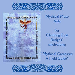 Hand-dyed "mythical Muse" Aida - Background for Mythical Creatures ...