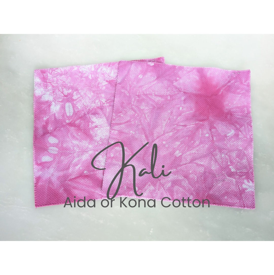 Kali - Hand Dyed Fabric, 14 16 18 Count Aida, Kona Cotton, Modern Cross ...