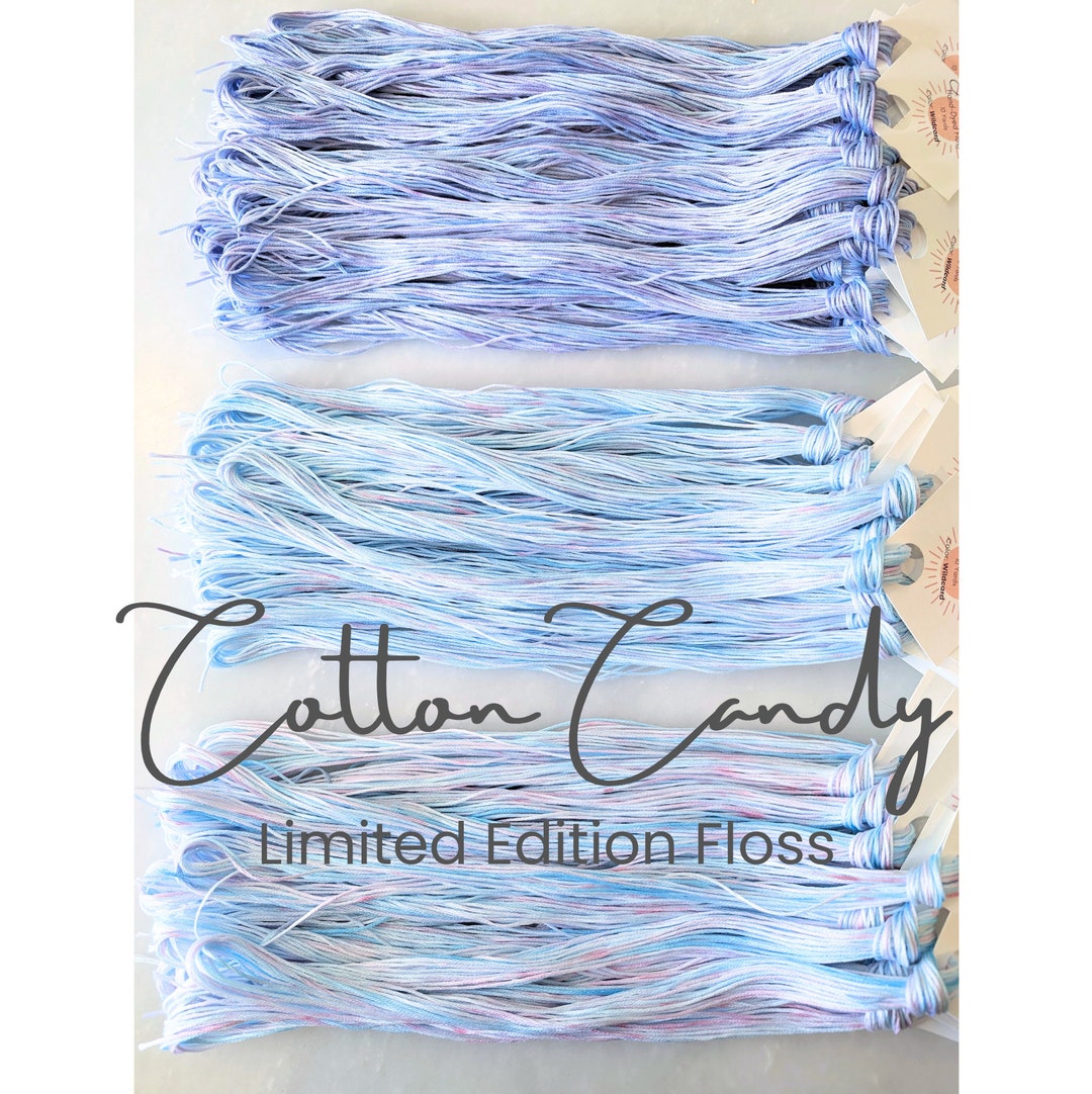 Cotton Candy Limited Edition Hand Dyed Floss, 6-strand Cotton ...
