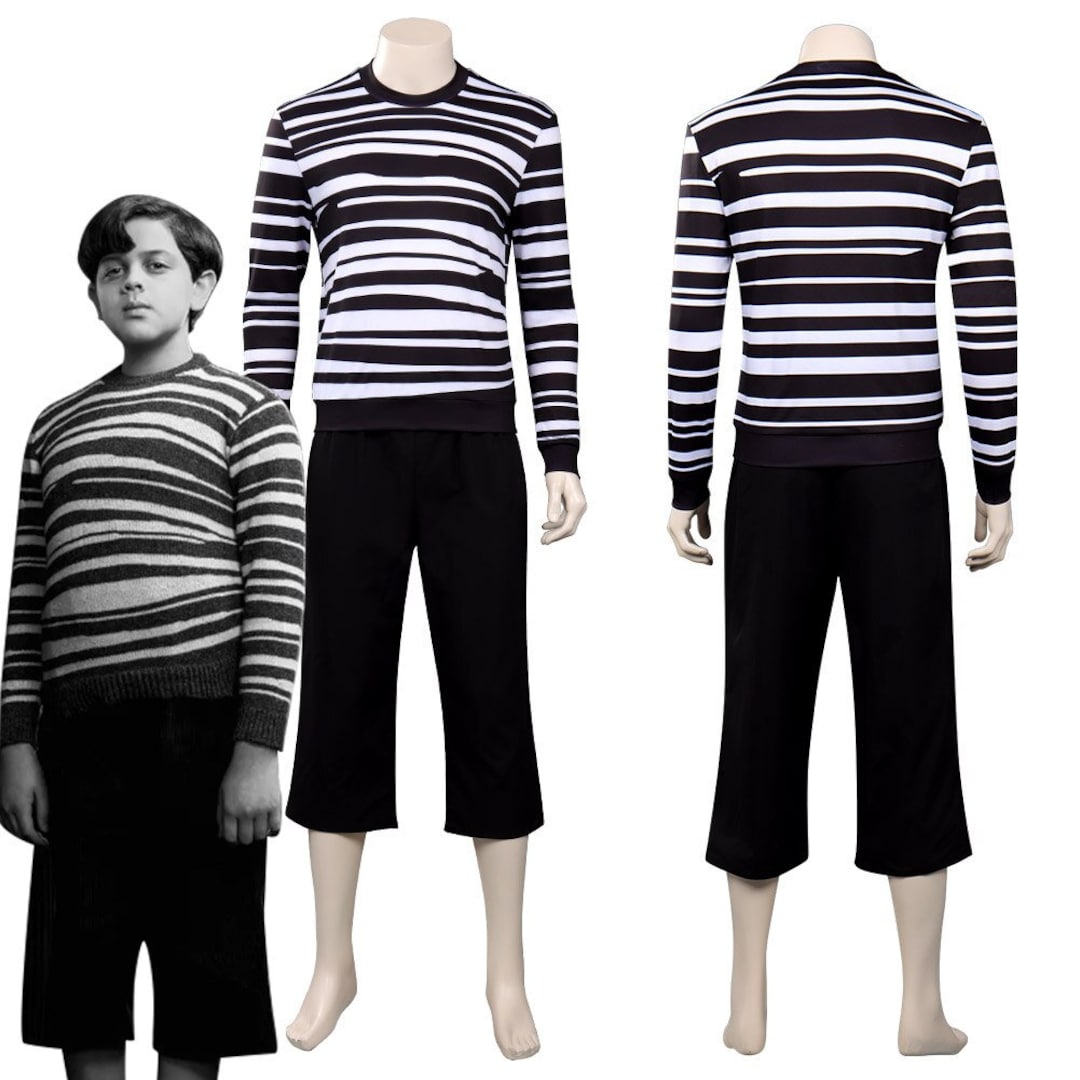 Pugsley Addams Cosplay Men Costume TV Wednesday Fantasia Man - Etsy