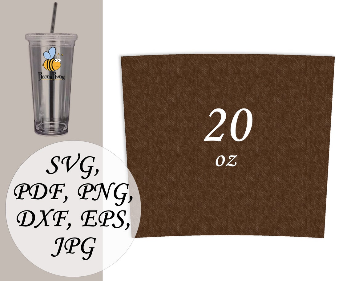 20 Oz Tumbler Template Svg Portal Tutorials