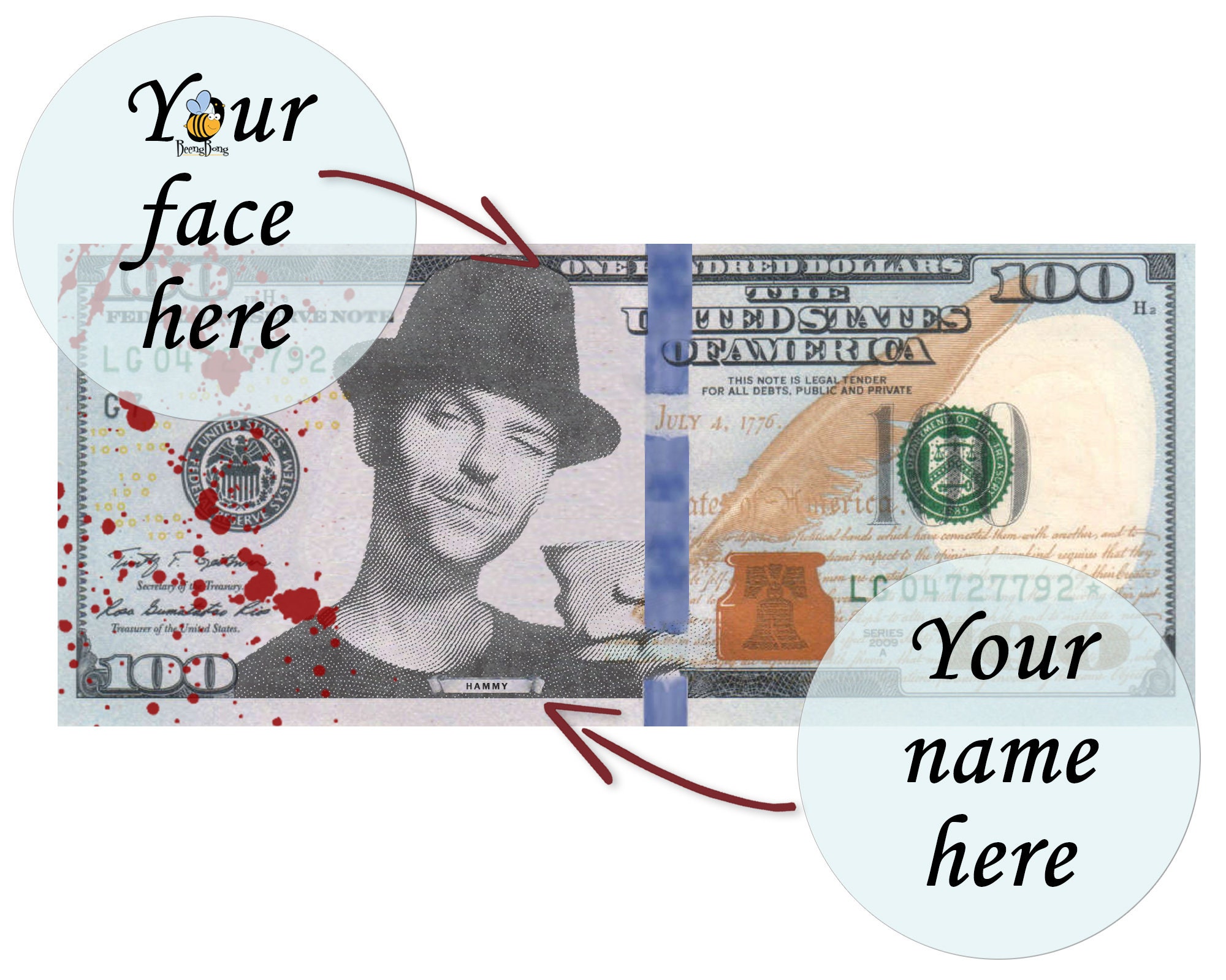 Halloween custom fake money new examples Personalized dollar | Etsy