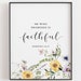 Isaiah 40:8 Bible Verse Print, Fall Decoration, Word of God Stands ...