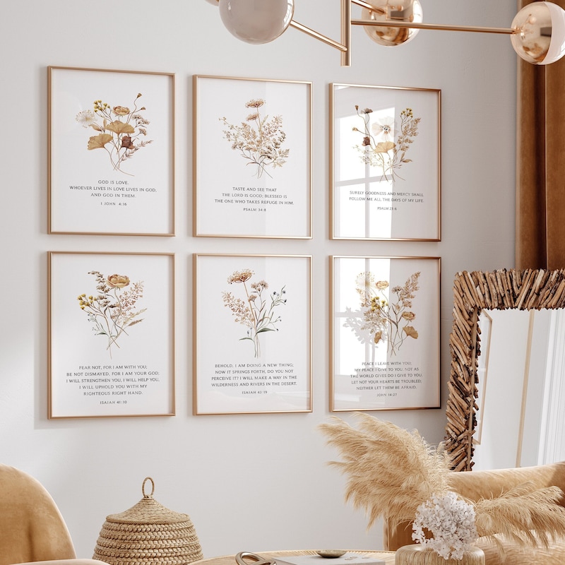 Scripture Wall Art - Etsy