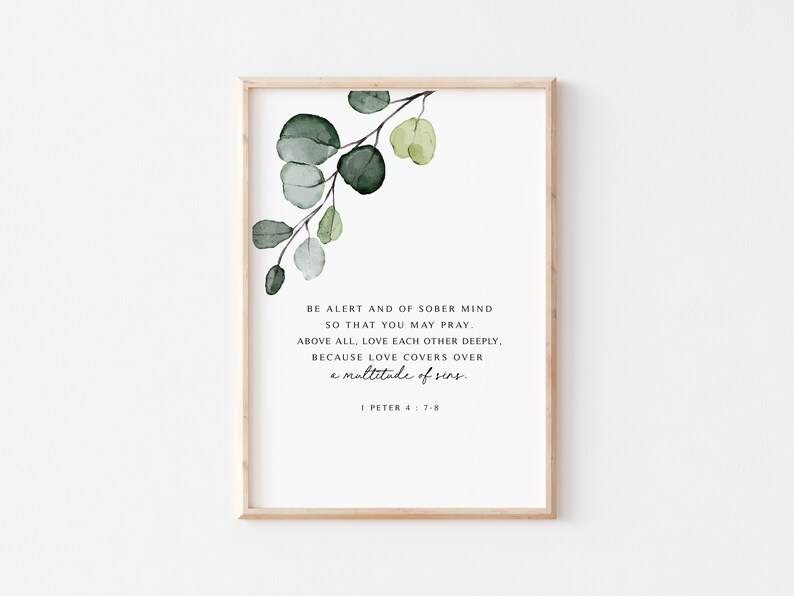 Custom Bible Verse Printable Wall Art Personalized Bible Art - Etsy