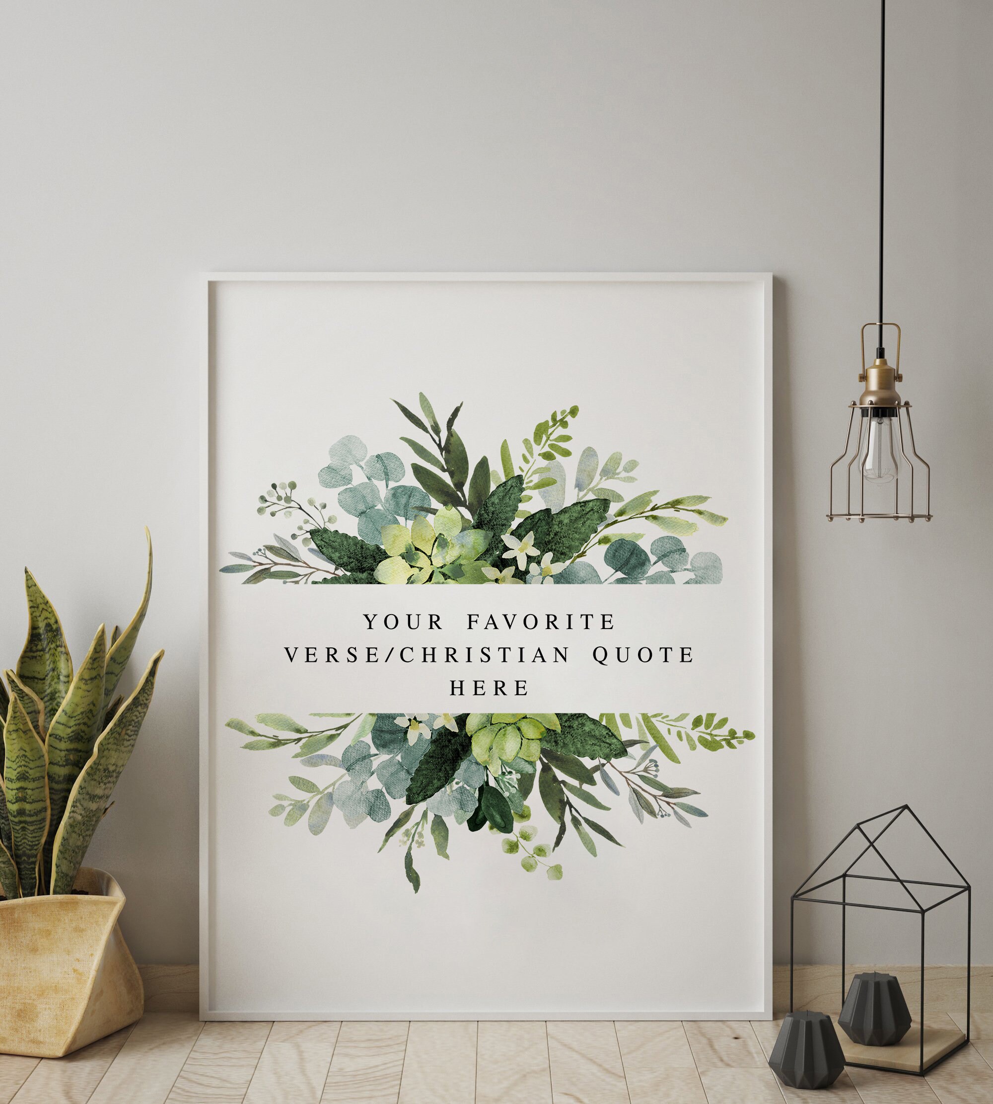 Custom Bible Verse Print Christian Gifts Personalized Bible - Etsy