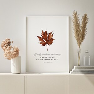 Thanksgiving Decor, Fall Scripture Wall Art, Bundle of 6 Psalms Bible ...
