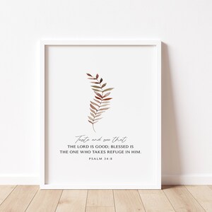 Thanksgiving Decor, Fall Scripture Wall Art, Bundle of 6 Psalms Bible ...