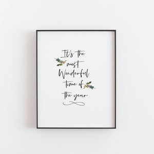 Christmas Wall Art, Christmas Sign Printable, Christmas Prints Set ...