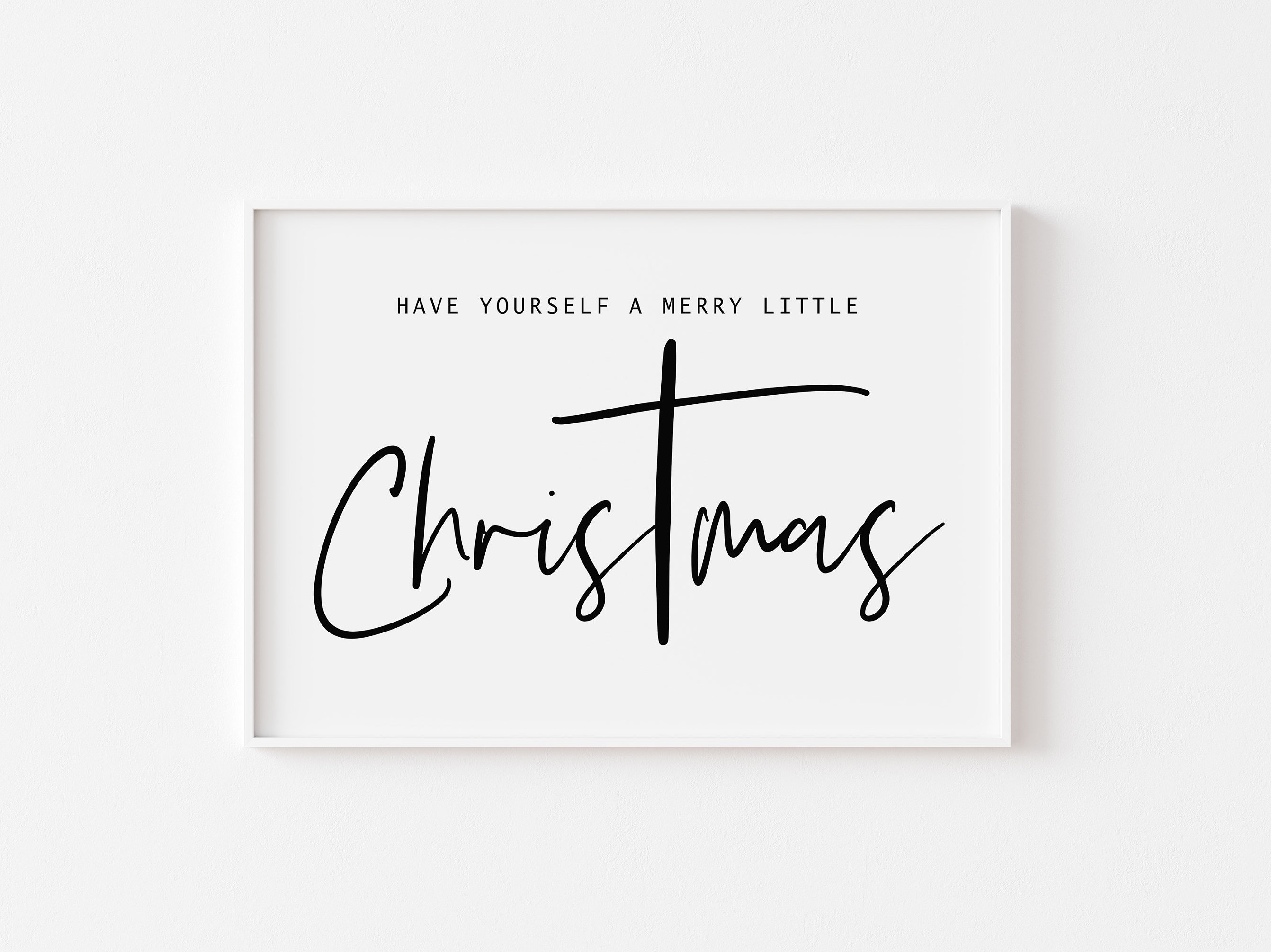 Christmas Wall Art, Christmas Sign Printable, Christmas Prints Set ...