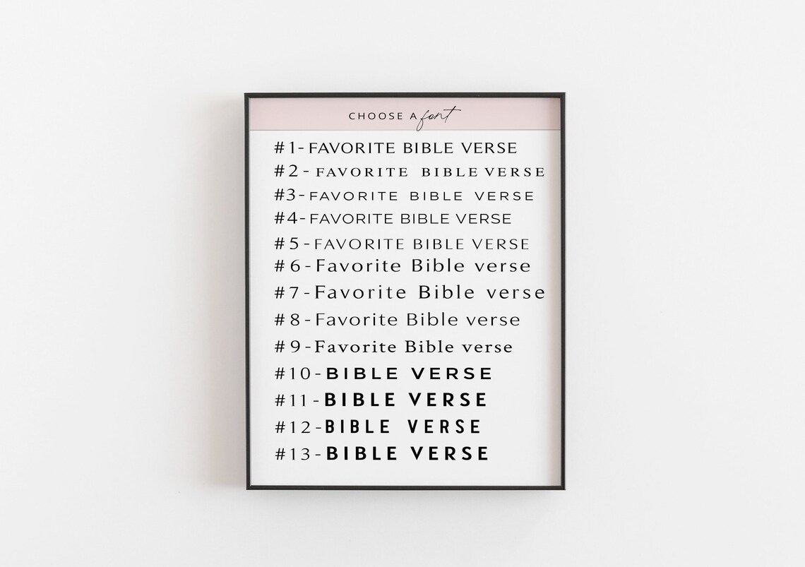 Custom Christian Digital Download Personalized Bible Art - Etsy