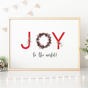 Christmas Wall Art, Christmas Sign Printable, Christmas Prints Set ...