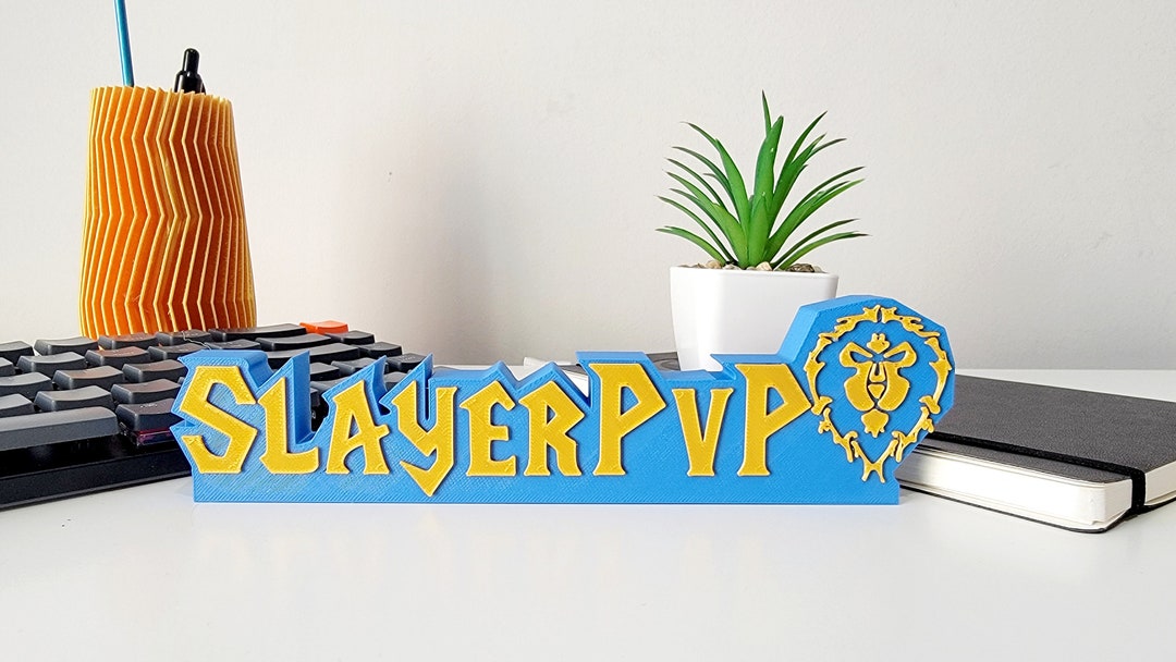 World of Warcraft Name Plate, Warcraft Decor, WOW Decor, Personalized ...