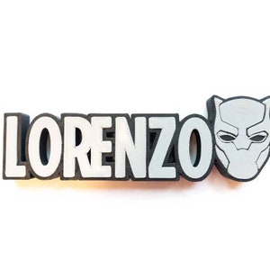 Personalized Superhero Name Plate, Avengers Desk Plate, Marvel Comics ...